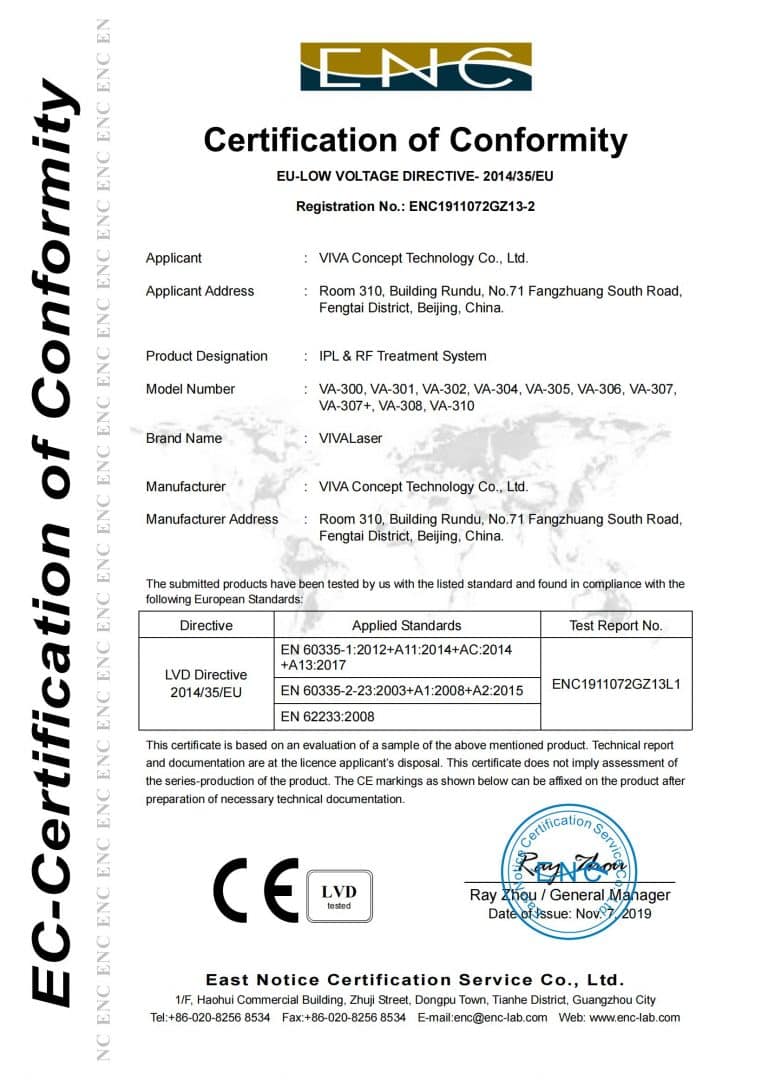 ODM/OEM 4D HIFU Machine - VIVA Concept Technology